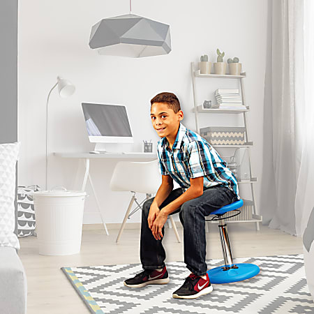 Kore Kids Adjustable Wobble Chair 15 12 to 21 12 H Gray - Office Depot