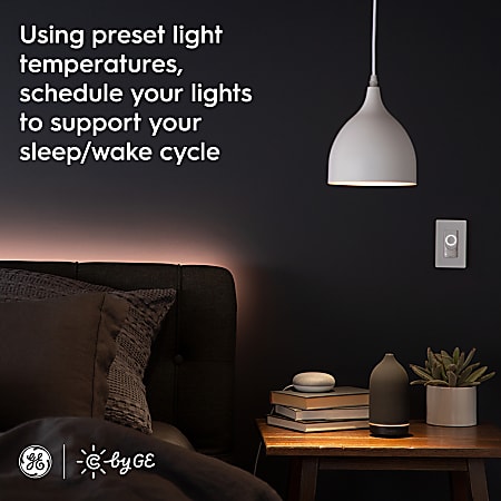 C by GE Tunable BR30 Smart LED Bulbs 60 Watt 7000 Kelvin Pack Of 2 ...