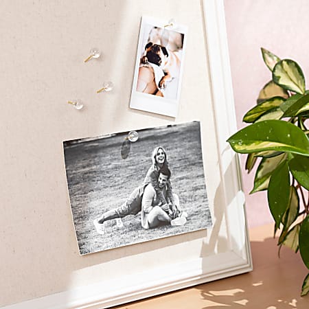 U Brands Sphere Push Pins ClearGold Set Of 100 Pins - Office Depot