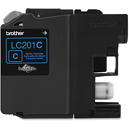 Brother LC201 Cyan Ink Cartridge LC201C - Office Depot