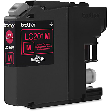 Brother LC201 Magenta Ink Cartridge LC201M - Office Depot
