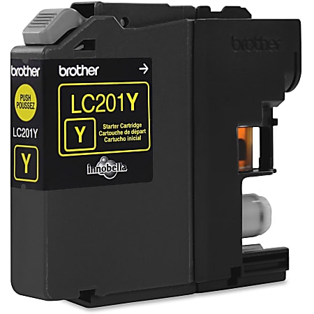Brother LC201 Yellow Ink Cartridge LC201Y - Office Depot