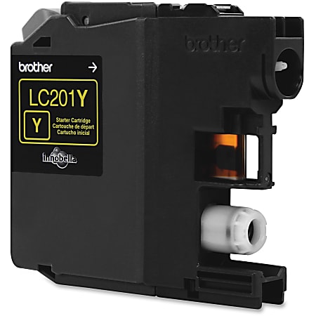 Brother LC201 Yellow Ink Cartridge LC201Y - Office Depot