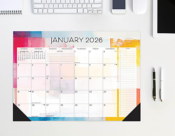 2025 2026 Willow Creek Press Academic Monthly Desk Pad Calendar 17 x 12 ...