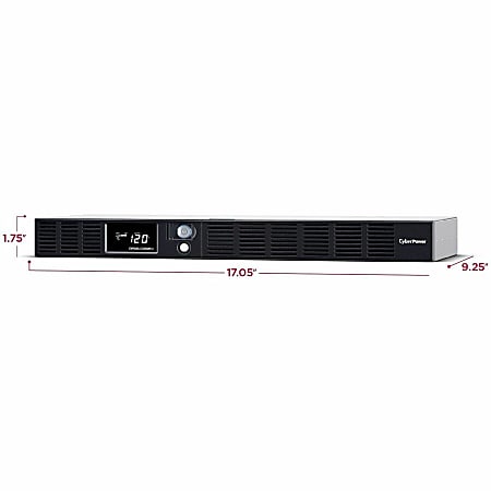 CyberPower Smart App LCD UPS Series Black OR500LCDRM1U - Office Depot