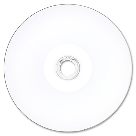 Verbatim® CD-R Printable Disc Spindle, White, Pack Of 100