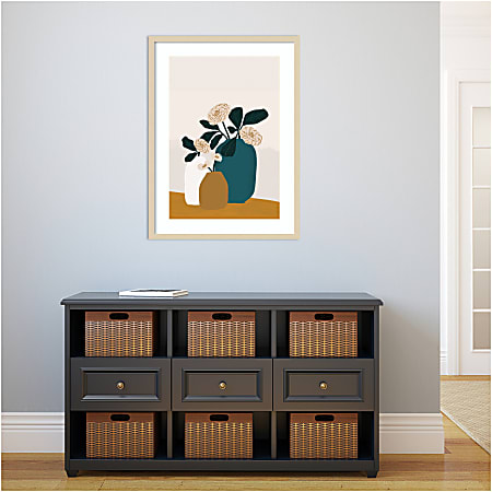 Amanti Art Stillness by Oris Eddu Wood Framed Wall Art Print 25 W x 33 ...