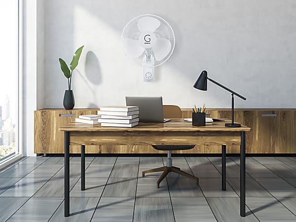 Genesis 16" 3-Speed Wall Fan, White
