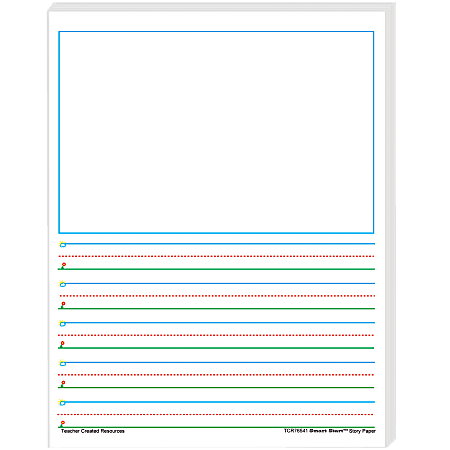 Teacher Created Resources Smart Start 1 2 Story Paper 8 12 x 11 Primary ...