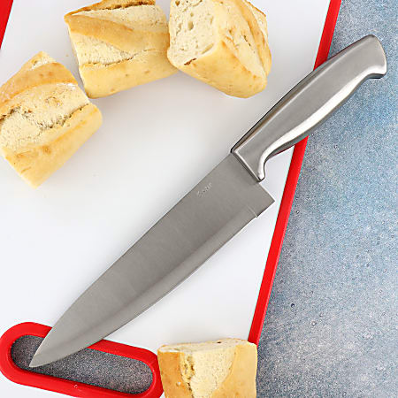 Oster Baldwin Stainless Steel Chef Knife 7 58 Silver - Office Depot
