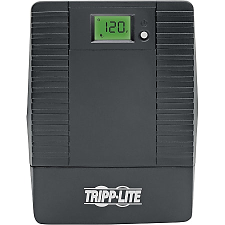Eaton Tripp Lite Series 500VA 360W UPS Smart Tower Battery Back Up Desktop AVR LCD USB UPS 6 A ...