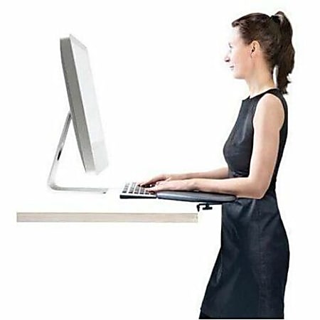 Contour Universal Arm Support Black Leatherette 1 Each - Office Depot