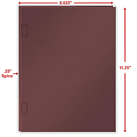 ComplyRight Tax Presentation Folder Report Cover Spine Side Staple Tabs ...