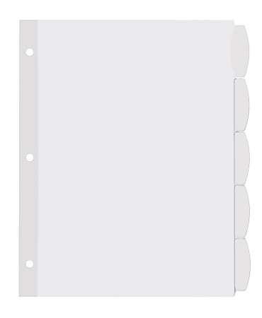 Avery Big Tab Printable Label Dividers With Easy Peel 8 12 x 11 5 Tab ...