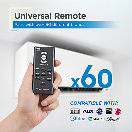 ANYCOMMAND Universal AC Remote Control ACR01 - Office Depot