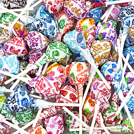 Dum Dums Original Lollipops Bulk Variety Pack Bag Of 500 Lollipops ...