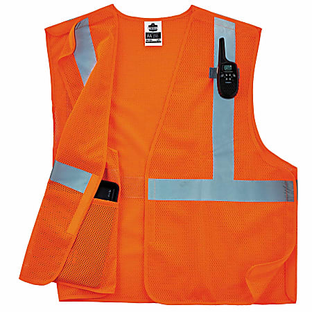 Ergodyne GloWear Safety Vest Econo Breakaway Type R Class 2 4X5X Orange ...