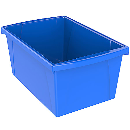 Storex Classroom Storage Bin Medium Blue Pack Of 2 - Office Depot
