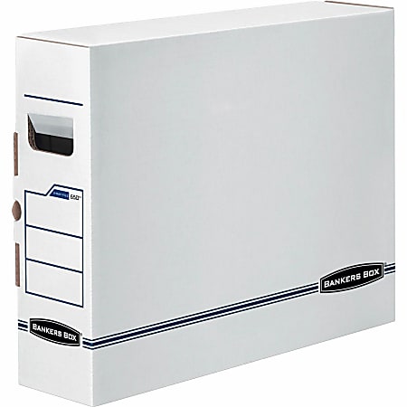 Bankers Box X Ray Storage Boxes 15 34 x 5 14 x 19 34 WhiteBlue Case Of ...