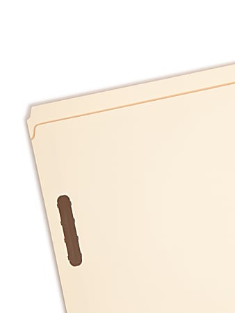 Smead Manila Reinforced Tab Fastener Folders With Two Fasteners 1 ...