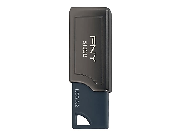 PNY PRO Elite V2 USB 3.2 Gen 2 Flash Drive 512GB Black - Office Depot