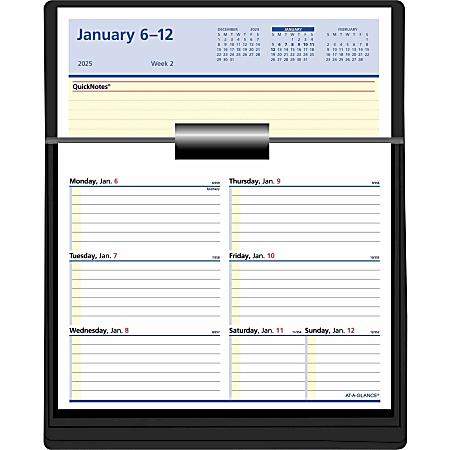 At-A-Glance Flip-A-Week Desk Calendar Refill - Weekly - 1 Year ...
