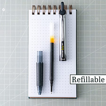 Pilot Precise V10 Retractable Rolling Ball Pen Bold Point 1.0 mm Black ...