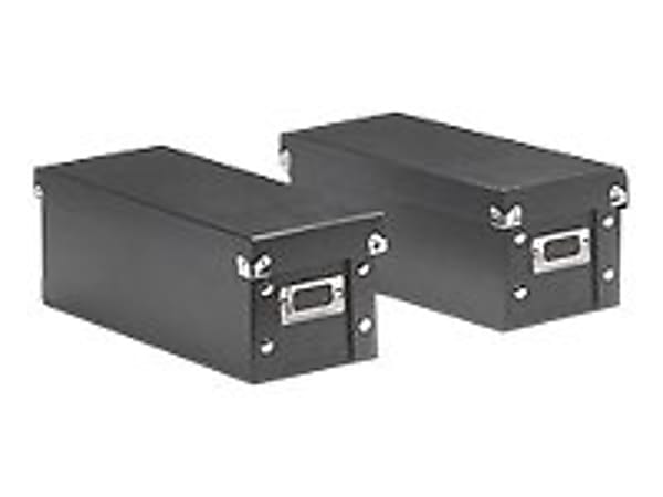 Ideastream Snap N Store Cardboard CD Storage Box 2 34 x 6 x 14 14 Black ...