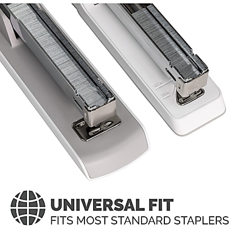 Fellowes Standard Full Strip Staples 14 5000 Staples Per Pack Box Of 5 ...