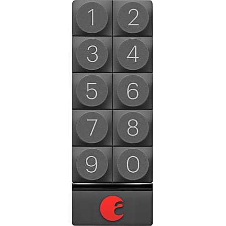 August Smart Keypad Dark Gray Dark Gray Door Key Code Bluetooth ...
