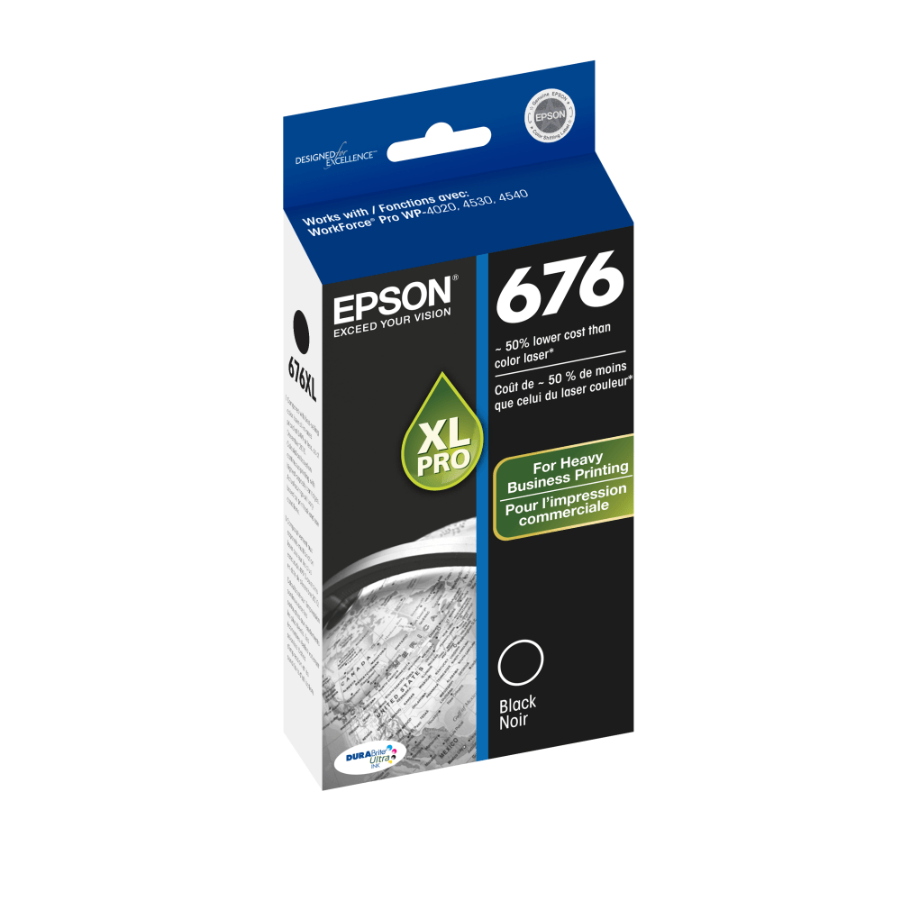 Epson 68 DuraBrite Black High Yield Ink Cartridges Pack Of 2 T068120 D2 ...