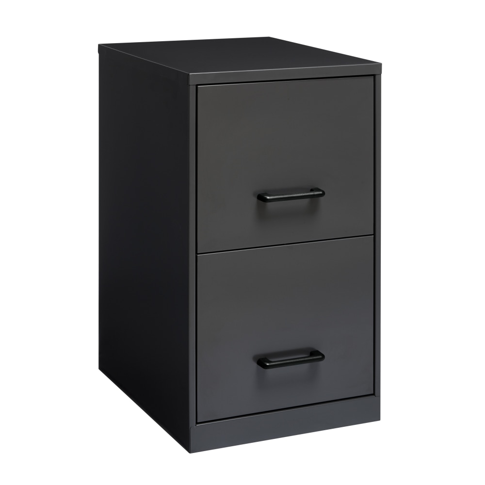 Realspace 18 D SOHO 3 Drawer Organizer Vertical Letter Size File Cabinet Black Office Depot