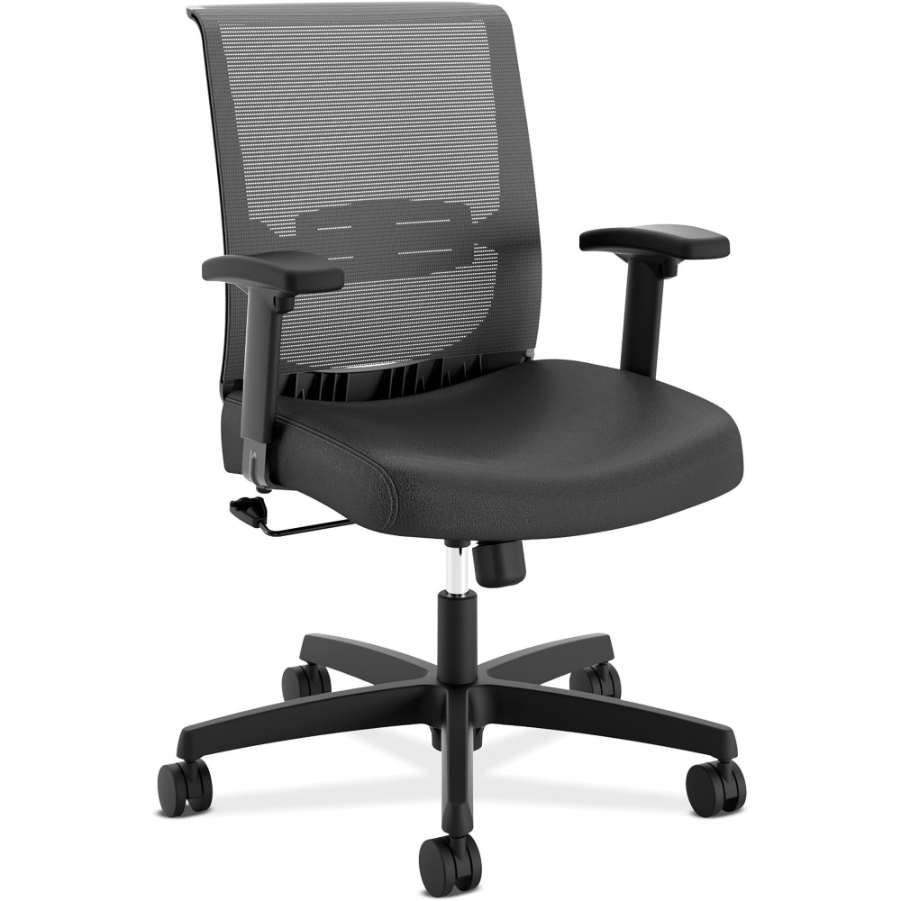 HON VL702 Ergonomic Mesh High Back Task Chair Black Office Depot