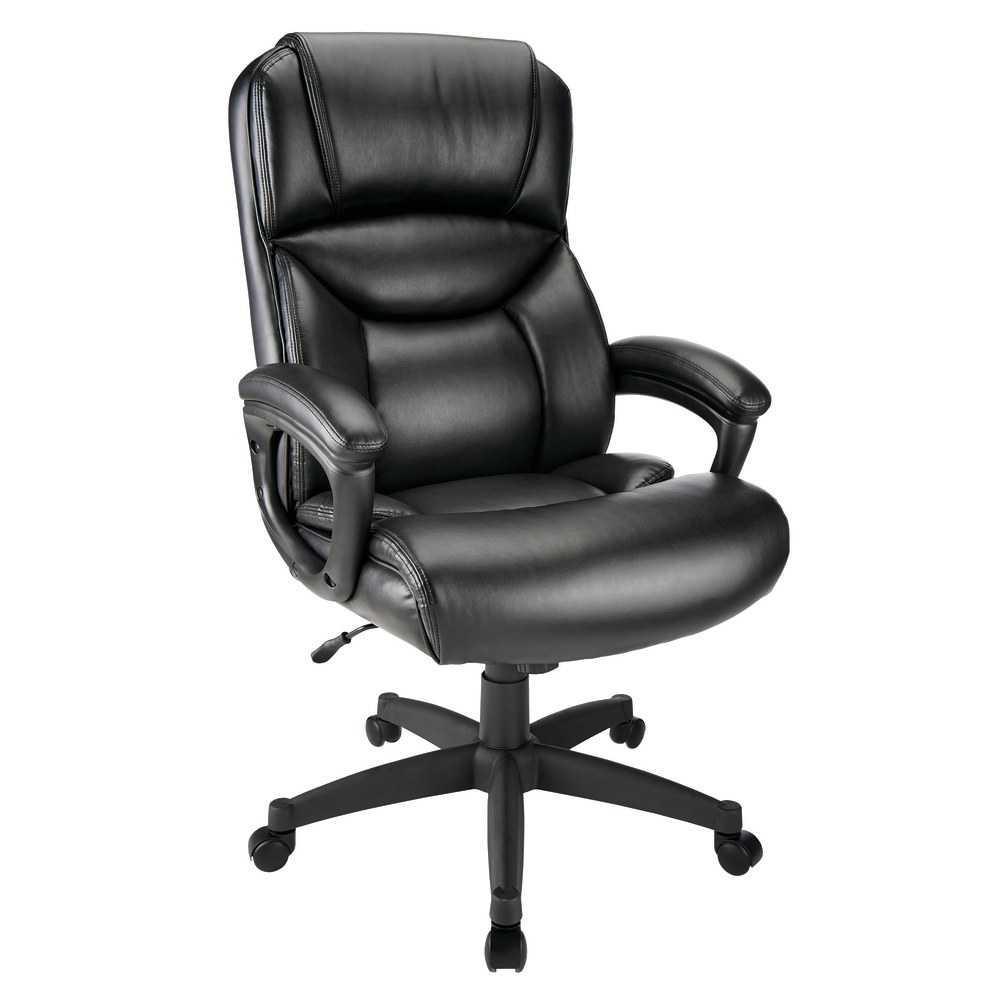 Realspace Calusa Mesh Mid Back Managers Office Chair Black BIFMA Compliant Office Depot