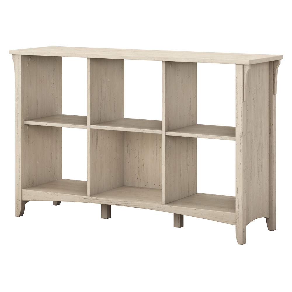 Bush Furniture Broadview 30 H 6 Cube Storage Bookcase Pure White Standard Delivery Office Depot