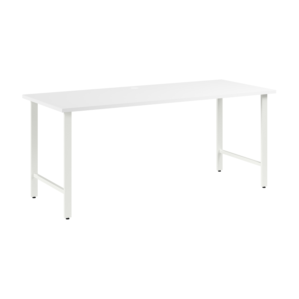 Realspace halton computer desk white store