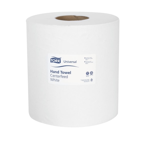 Tork? 2-Ply Center-Pull Paper Towels, 600 Sheets Per Roll, Pack Of 6 Rolls