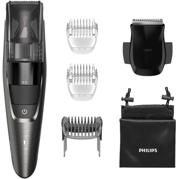 Philips Norelco Beard Trimmer Series 7500 Premium Beard Trimmer with ...