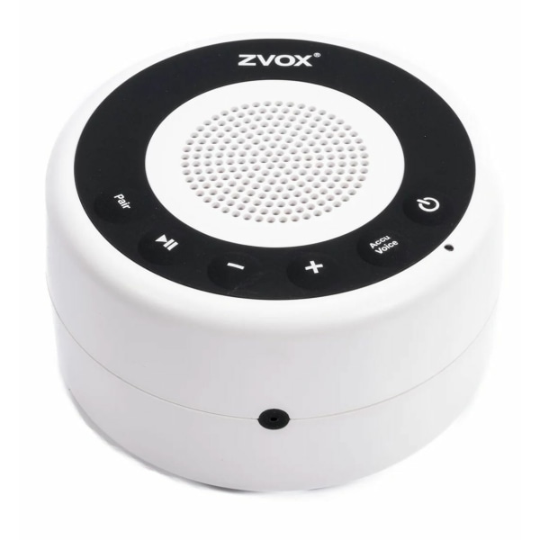 ZVOX - AV70 Portable Bluetooth Accuvoice Speaker - White