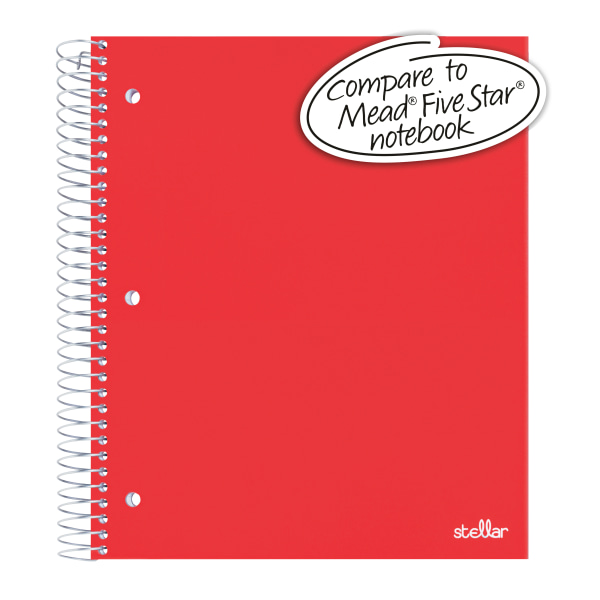 Office Depot® Brand Stellar Poly Notebook 8 1 2 X 11 3 Subject