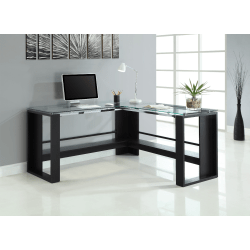 Glass Corner And L Shaped Desks Office Depot