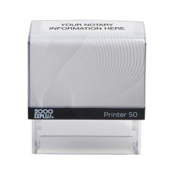 2000 PLUS Self Inking Notary Stamp P50 - Office Depot