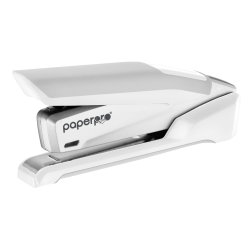 PaperPro inPOWER 28 Premium Desktop Stapler WhiteSilver - Office Depot