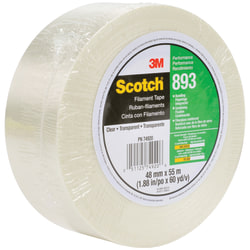 3M 9485PC Adhesive Transfer Tape Hand Rolls 3 Core 1 x 60 Yd. Clear ...