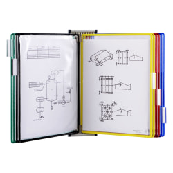 Tarifold 10 Pocket A3 Wall Mount System - Office Depot