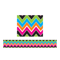 TREND Bolder Borders Bulletin Board Borders 2 34 x 35 34 Zigzag Motif ...