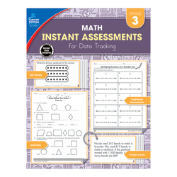 Carson Dellosa Instant Assessments For Data Tracking Math Resource Book ...