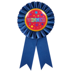 Winner Award Ribbons 6 Blue 12 PK - Office Depot