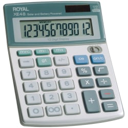 Royal 29306S Compact Desktop Calculator - Office Depot