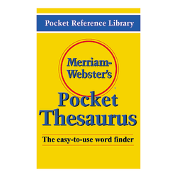Merriam Websters Pocket Thesaurus Pack Of 3 - Office Depot